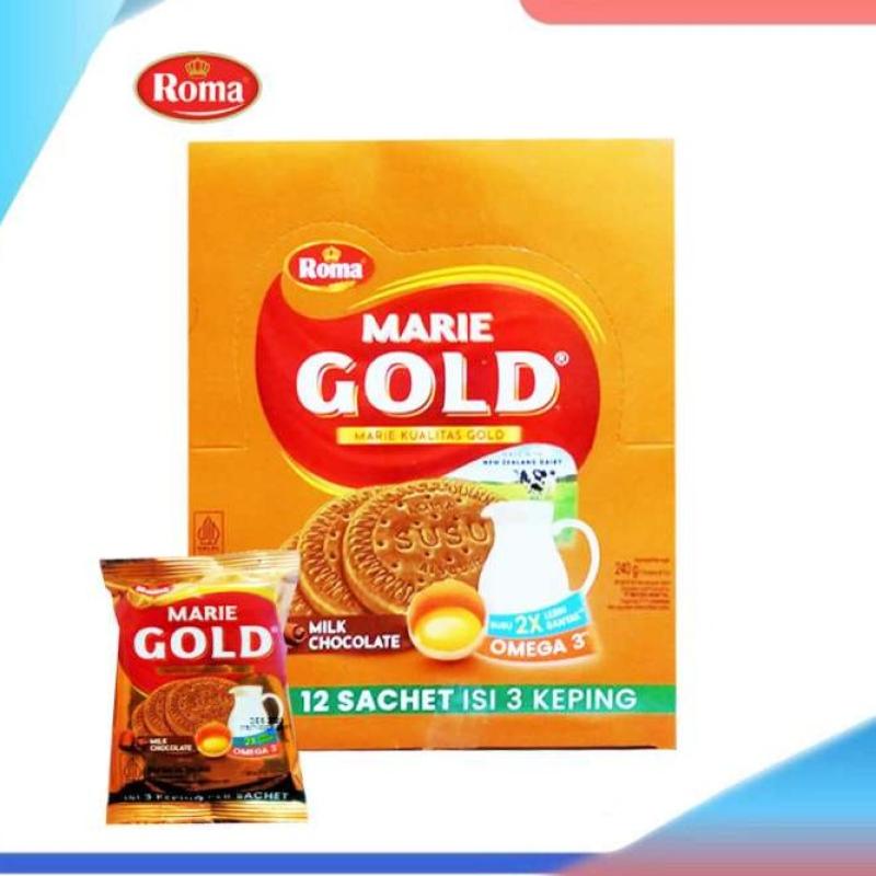 Jual Roma Marie Gold Milk Chocolate 27 gr x 12 sachet di Seller Uni Big ...