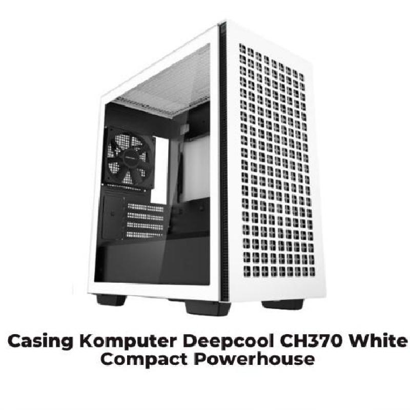 Promo Casing Komputer Deepcool Ch370 White Compact Powerhouse Diskon 1% ...