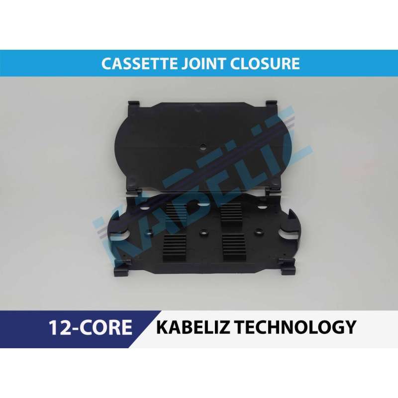 Jual Cassete Splice Tray OTB 12 Core Fiber Optic Joint Closure Kaset FO ...