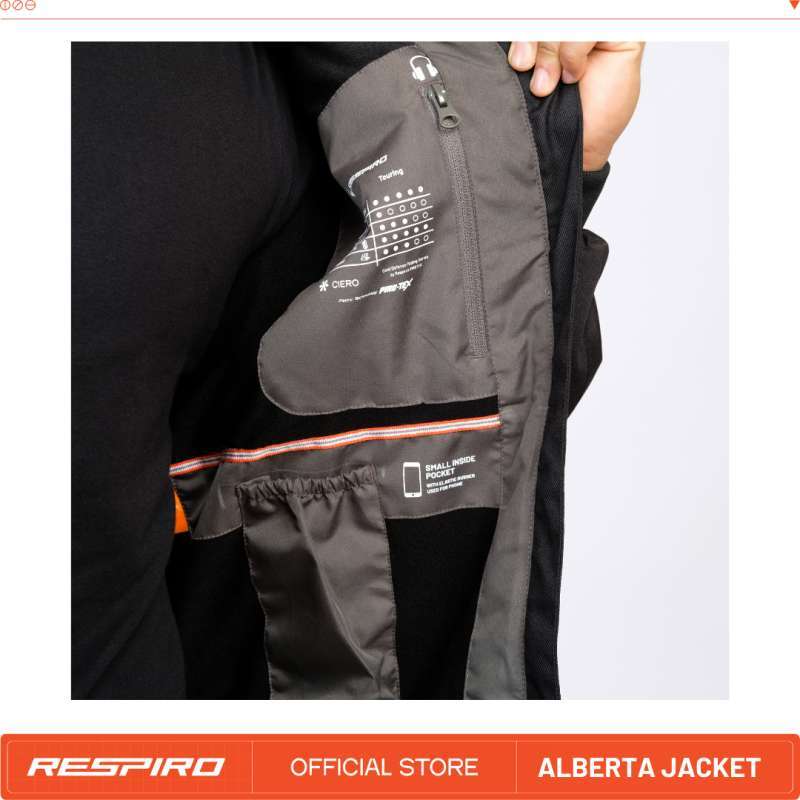 Jual Jaket Respiro Alberta | Jaket Motor Harian Pria Windproof Di Seller Respiro_id Official ...