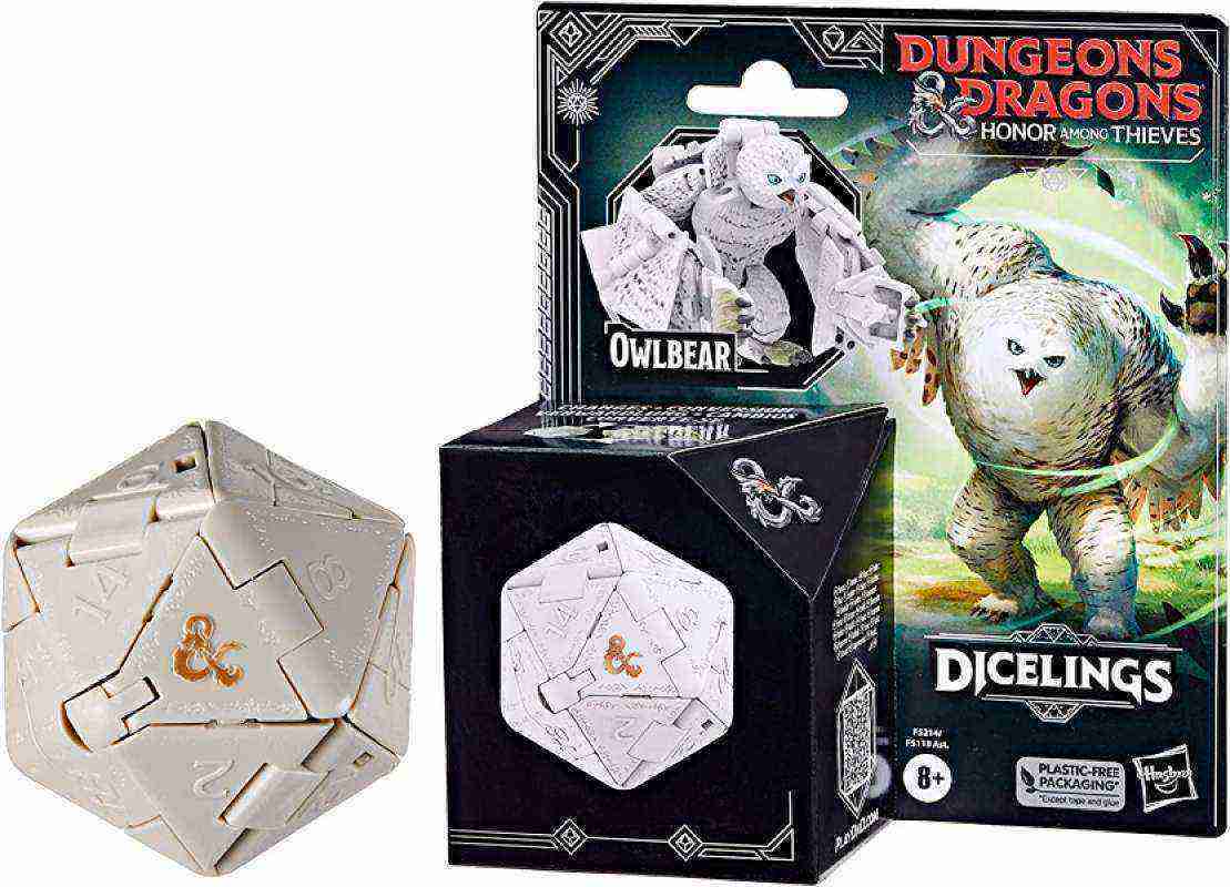 Jual D&D Honor Among Thieves Dicelings White Owlbear Dice D20 di Seller ...