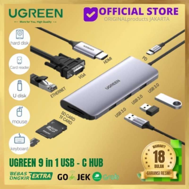 Daftar Harga USB Type C Adapter To Hdmi Lan 🔥 Original & Spesifikasi ...