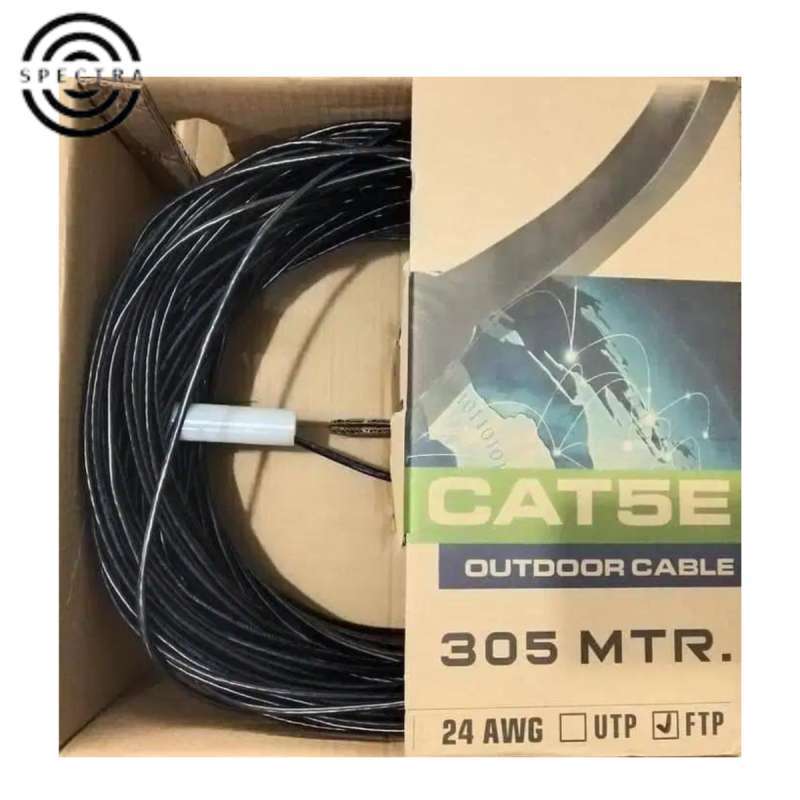 Jual Kabel Lan Ftp Spectra Cat5e Kabel Lan Outdoor Single Jacket Cat 5e ...