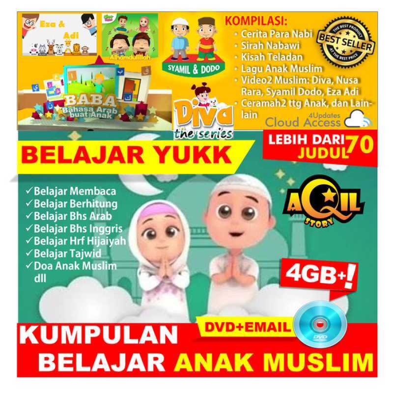 Jual Paket Video Belajar Anak Muslim Termurah | Edukasi Anak Baca ...