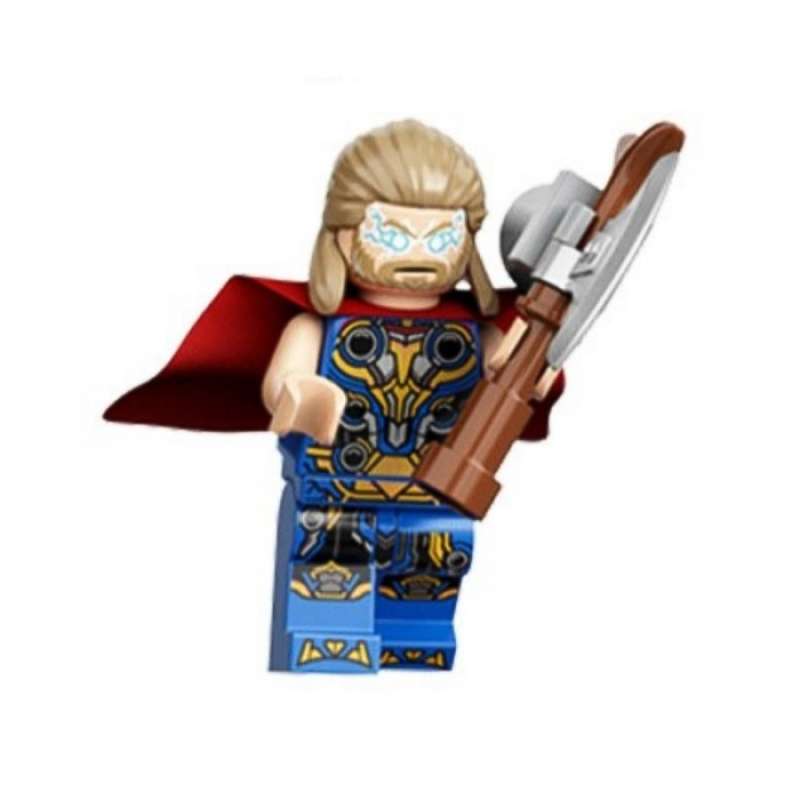 Promo Lego Minifigure - Thor With Stormbreaker Axe - Love & Thunder ...