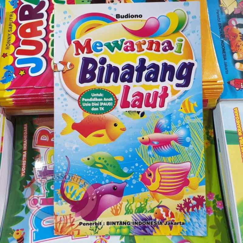 Jual Buku Belajar Anak Mewarnai PAUD Dan TK Color Book Murah Budiono 16 ...