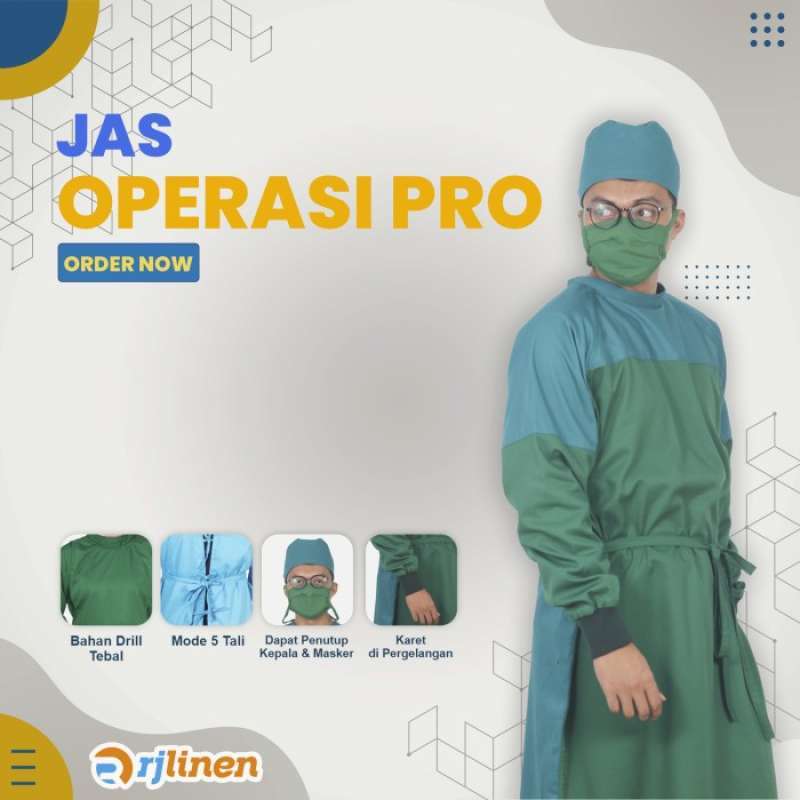 Promo Jas Operasi/jas Operasi Pro/seragam Operasi/jubah Operasi/baju ...