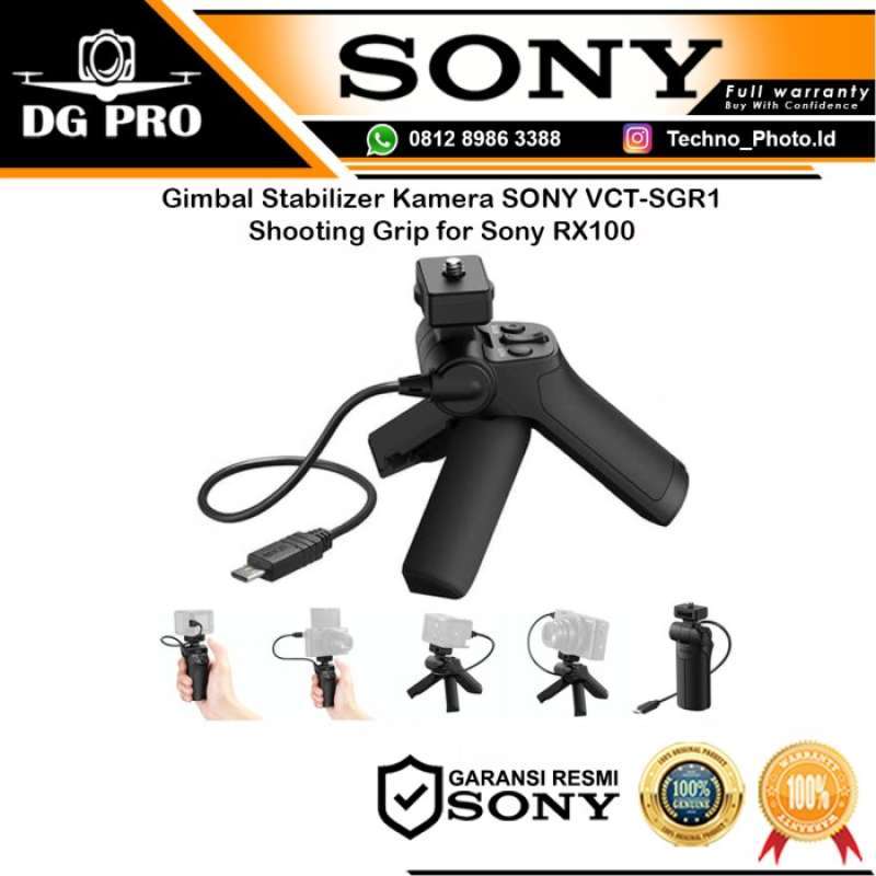 Promo Gimbal Stabilizer Camera Sony Vct-sgr1 Shooting Grip For Sony Rx100 Diskon 50% Di Seller ...