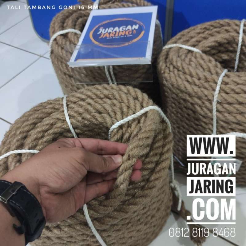 Promo Tali Tambang Goni Manila Jute Sisal Dadung Besar Diskon 23% di ...