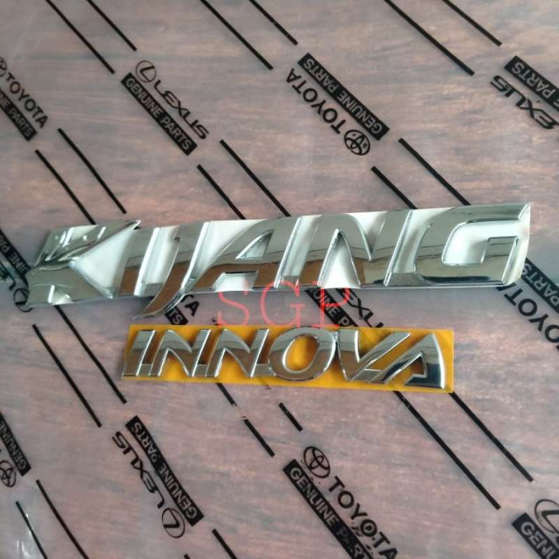 Promo Logo Emblem Bagasi Tulisan Kijang Innova Original Diskon 9% Di ...