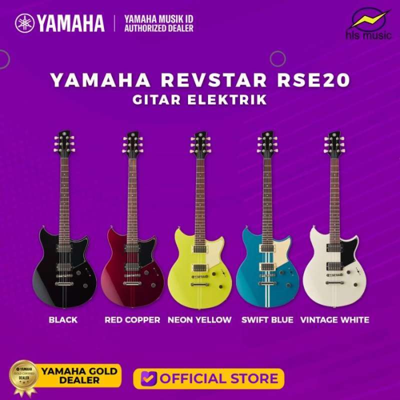 Promo New! Yamaha Revstar RSE20 Gitar Elektrik Chambered Mahogany Body ...