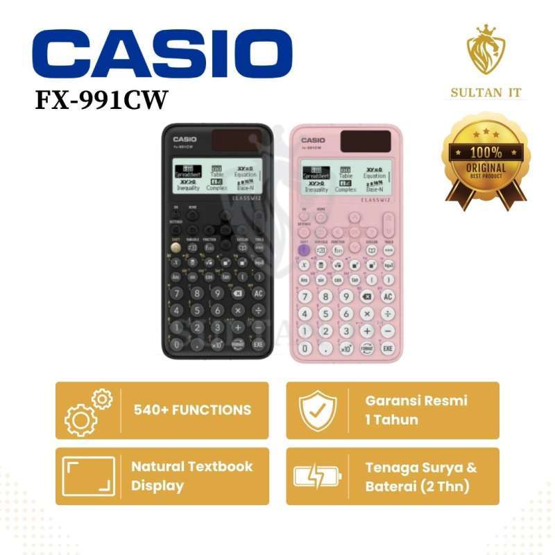 Jual Kalkulator Casio FX-991CW ClassWiz Model Scientific Calculator ...
