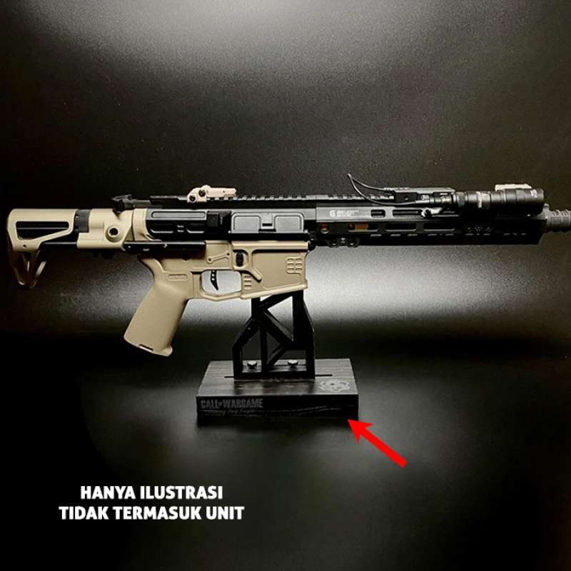 Promo Real Wood M4 M16 Display Stand Holder Aeg Gbb Wgb Diskon 23% Di ...