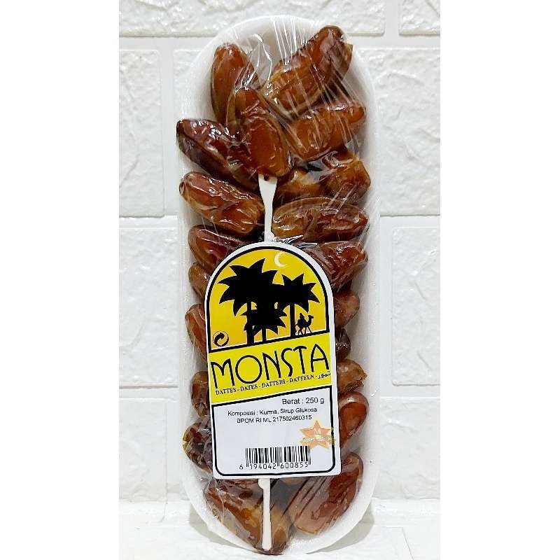 Jual Kurma Tunisia Premium Monsta 250 Gram | Tunisian Deglet Nour ...