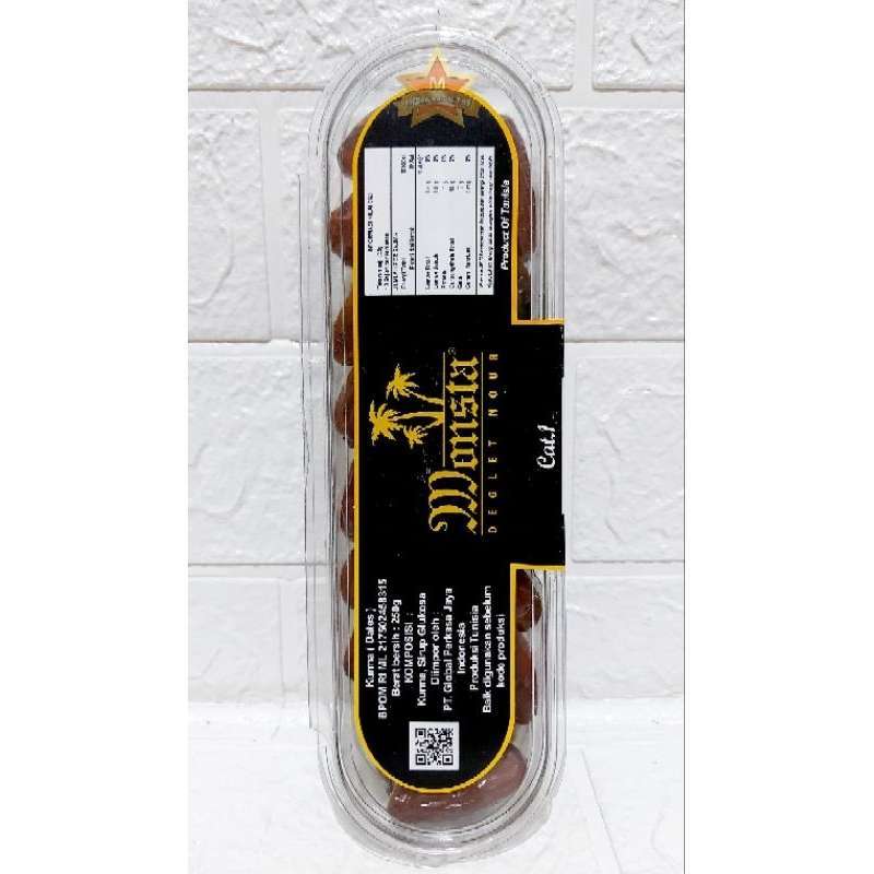 Jual Kurma Tunisia Premium Monsta 250 Gram | Tunisian Deglet Nour ...