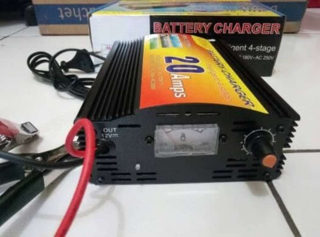 Promo Sale Murah Charger Accu/aki 12v 20a Usat Battery Charger Ma1220 ...
