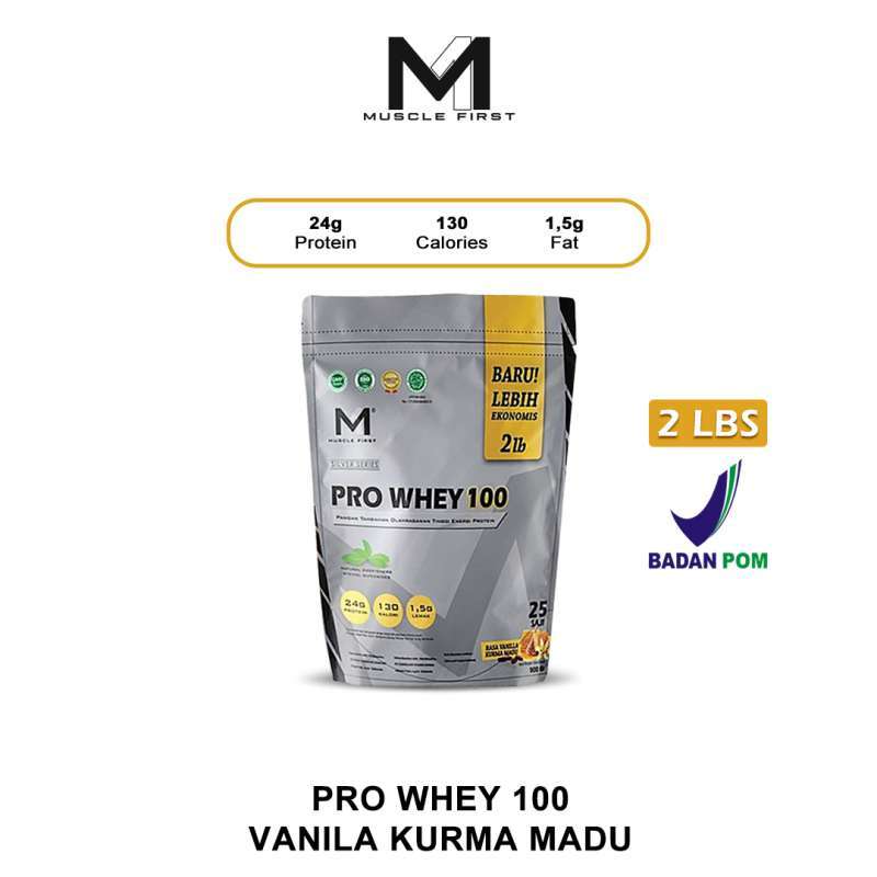 Jual Muscle First Pro Whey 100 2lb Vanilla Kurma Madu - Whey Protein ...