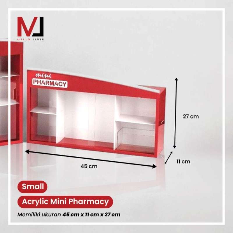 Jual Kotak P3k / Tempat / Box Obat Pharmacy Acrylic / Akrilik Terbaik ...