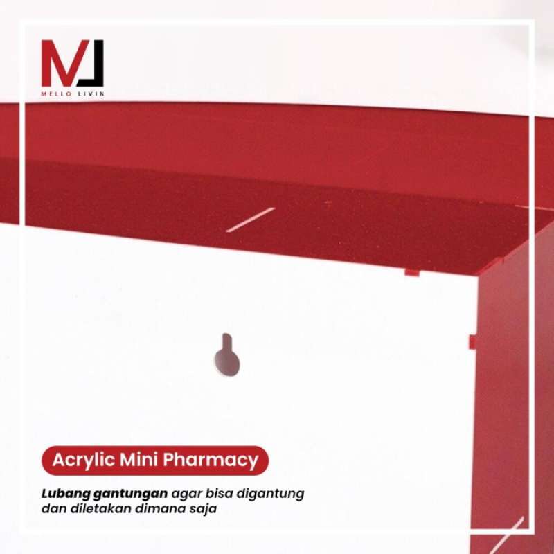 Jual Kotak P3k / Tempat / Box Obat Pharmacy Acrylic / Akrilik Terbaik ...
