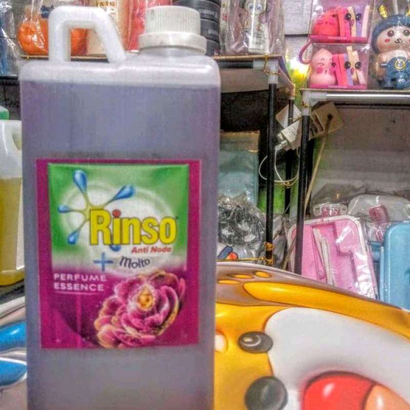 Promo Deterjen Cair Laundry Rinso 1 Liter Non Stiker - Rose Fresh ...