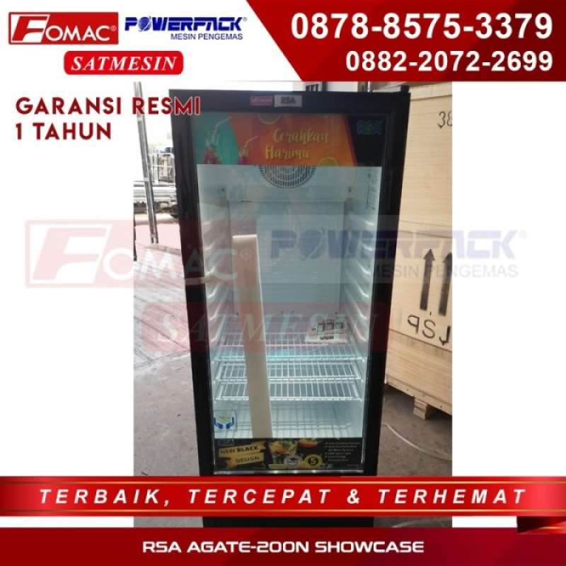 Promo Display Cooler Showcase Rsa Agate 200 Kulkas Kaca Pendingin ...