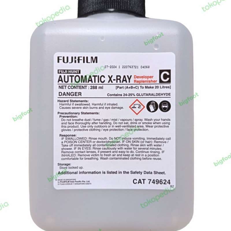 Jual Cairan Developer Fuji Xray Obat Cuci Film Rontgen Rongsen Ronsen X ...