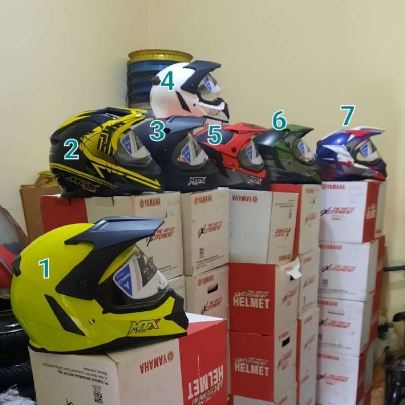 Promo Helm Mtx Full Face Cross Diskon 23% Di Seller Valhein Store ...