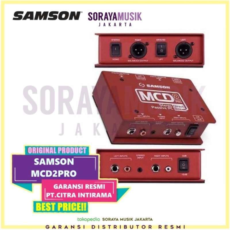 Promo Samson Mcd2 Pro Stereo Passive Pc Direct Box Diskon 23% Di Seller ...