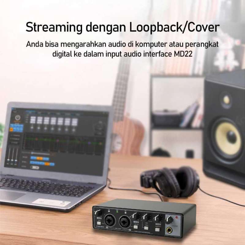 Jual Szkoston External Sound Card Usb Audio Interface Preamp 2 In 2 Out ...