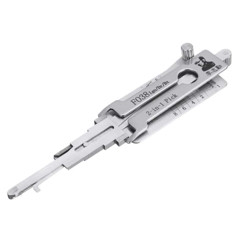 Jual Lishi 2 In 1 Fo38 Lock Picks And Decoder Together Auto Pick 10bqw ...