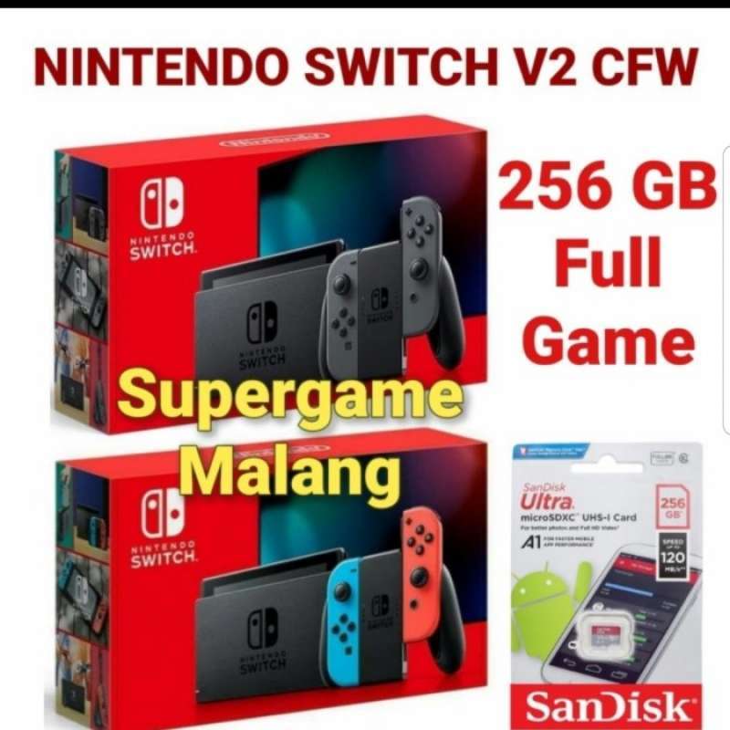 Jual Nintendo Switch V2 Cfw Oled Neon Grey White Putih V 2 Console Game Di Seller Zenin ...