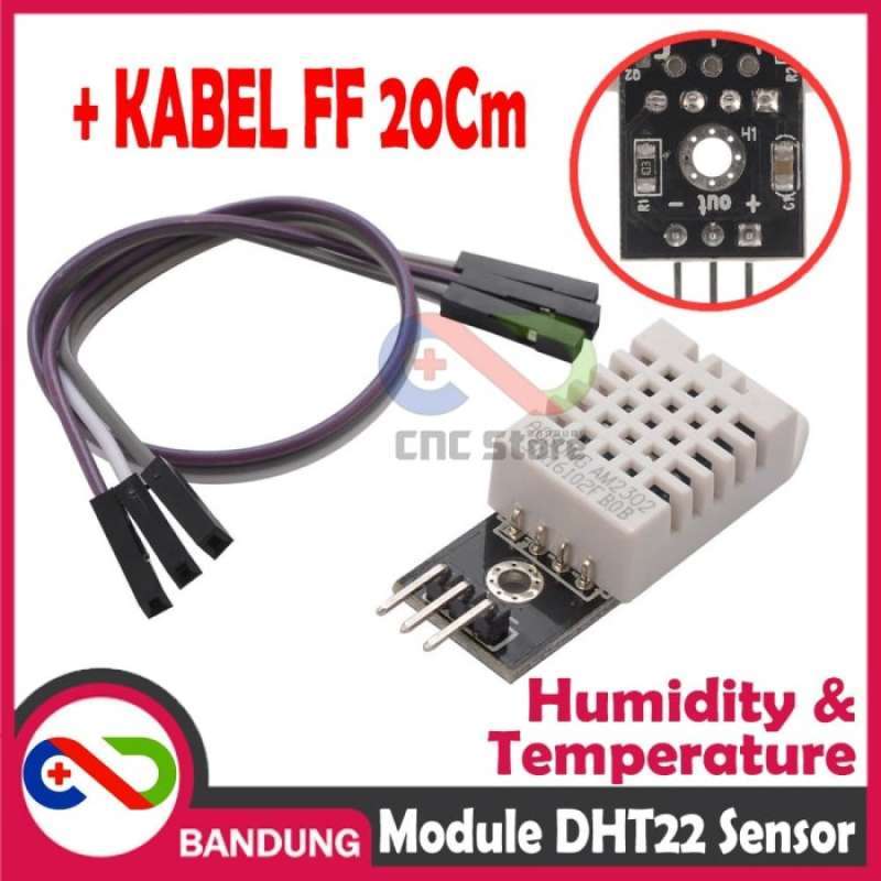 Promo [cnc] Dht22 Am2302 Temperature Humidity Sensor Suhu Module For