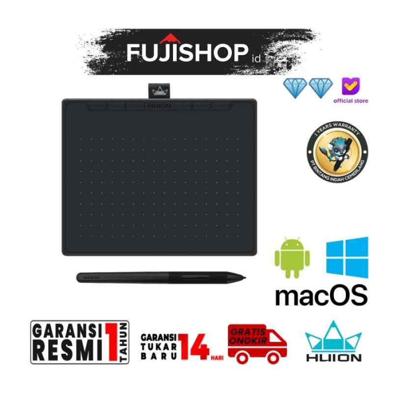 Jual Huion Rts 300 Drawing Pen Tablet Garansi Resmi - Cosmo Black Di ...