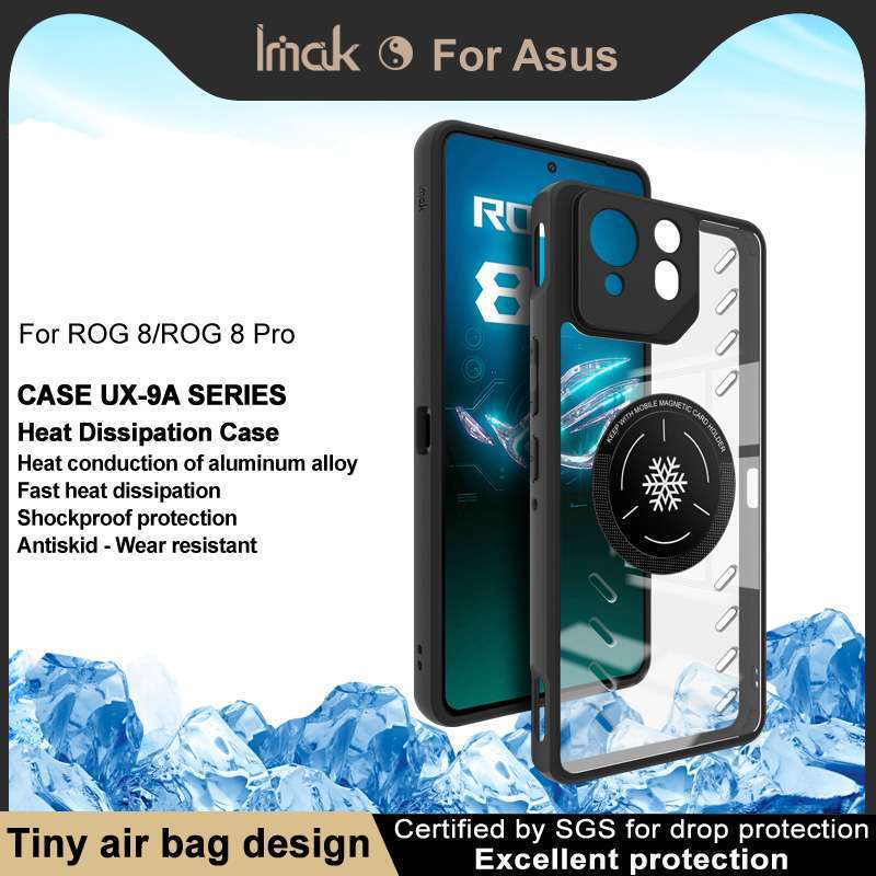 Promo Case Asus Rog Phone 8 / 8 Pro Imak Ux-9a Hybrid Heat Dissipation ...