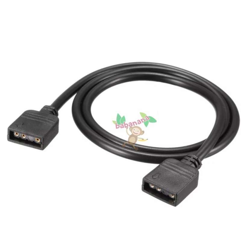 Jual Kabel Argb Extension 3 Pin 5v Led Aura Strip Cable Extender 3pin ...