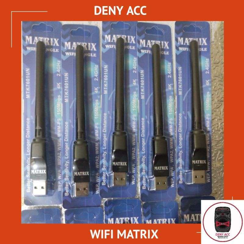 Jual Wifi Dongle Receiver Merk Matrix Jaringan Lebih Kuat Bisa Semua ...