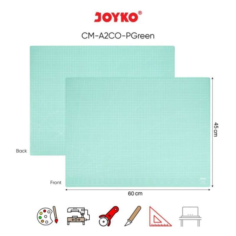 Jual Joyko Cutting Mat Alas Potong Kertas Kain Self Healing Ukuran A2 - Pastel Grey Di Seller ...