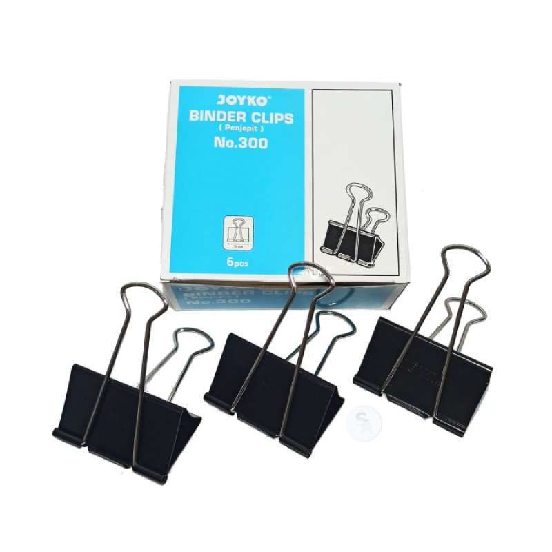 Jual Joyko - Binder Clips No.300 - Klip Kertas Besar 75 Mm - Pack Di ...