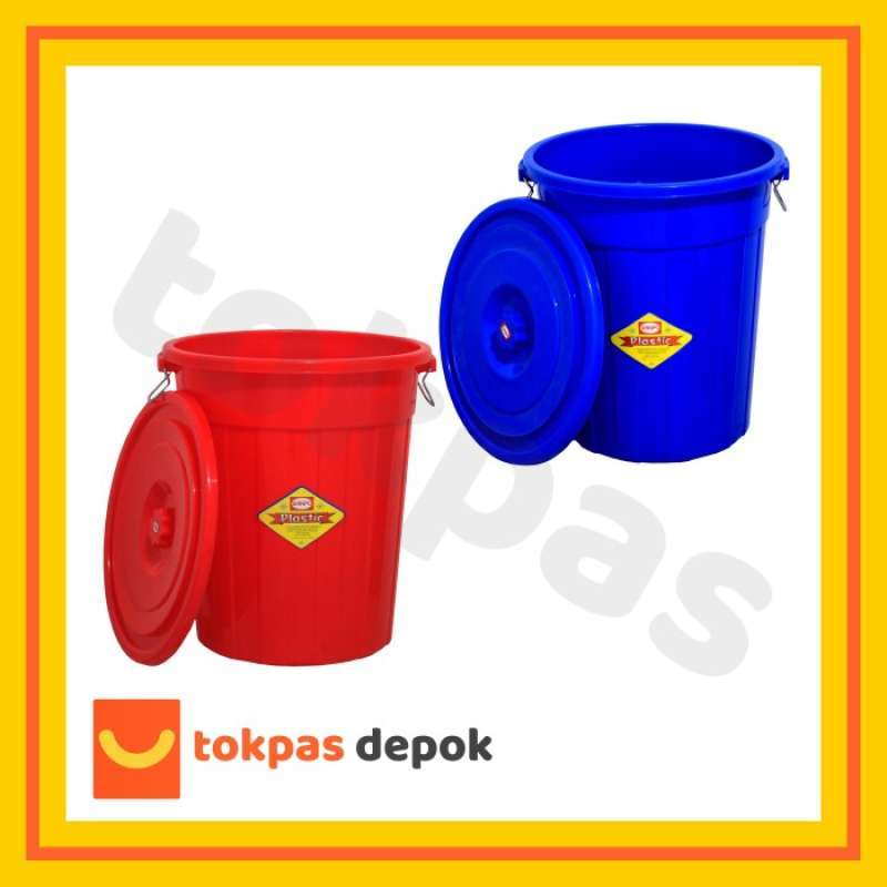 Promo Ember Plastik 80 Liter Jumbo Besar Tutup Shinpo 180 T Diskon 23% ...
