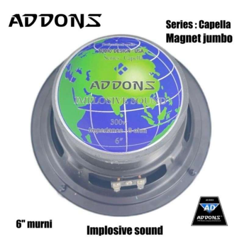Promo Speaker Component 6 Inch Addons Capella Implosive Sound 300 Watt ...