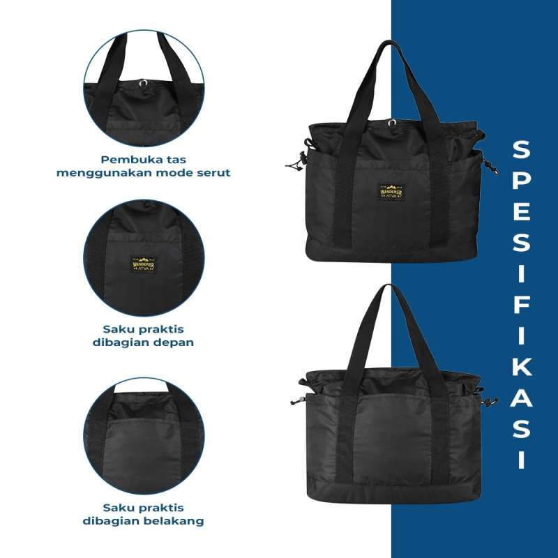 Promo Tas 2 In 1 Totebag & Slingbag Tas Selempang Untuk Cowok Dan Cewek ...
