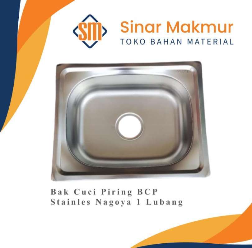 Promo Bak Cuci Piring Bcp Stainles Nagoya 1 Lubang Diskon 23% Di Seller ...