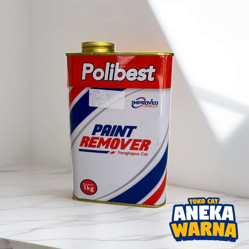 Jual Polibest Paint Remover Kemasan 200cc / 1l / Penghapus Cat Kayu ...