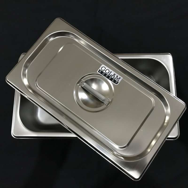 Jual Food Pan 1/3 6.5cm + Tutup Gastronom Chafing Dish Insert Stainless ...