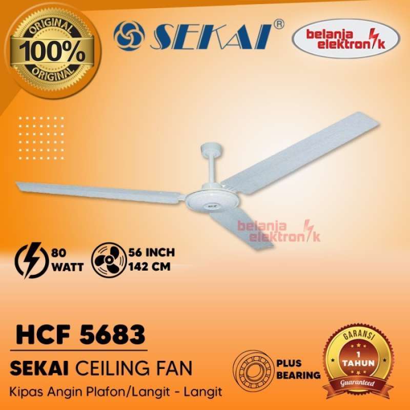 Promo Kipas Angin Plafon Sekai Hfc 5683 Ceiling Fan Baling Baling 56 ...