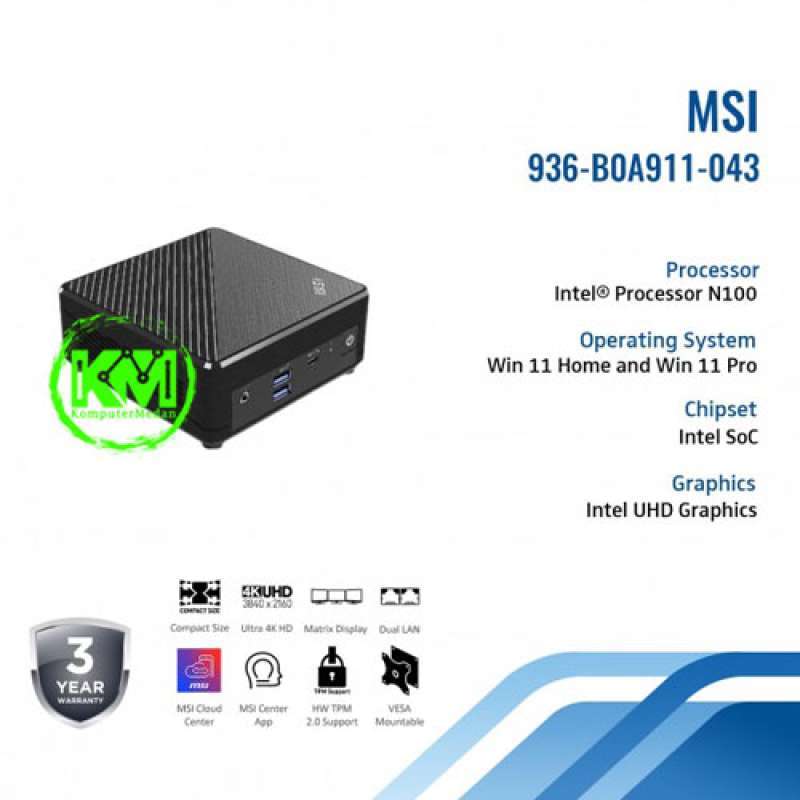 Mini Pc Msi N100 🔥 Harga & Spesifikasi Terbaru Juli 2026