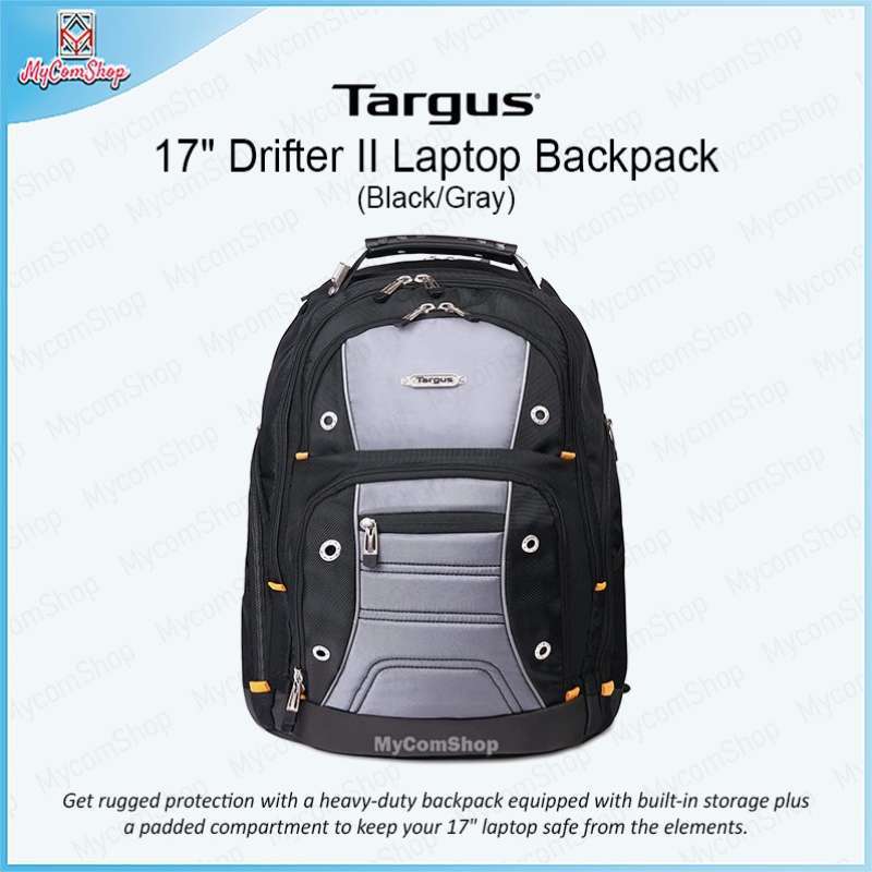 Jual Targus Drifter Ii Laptop Backpack 17 For Men Business Travel Durable Water Resistance ...