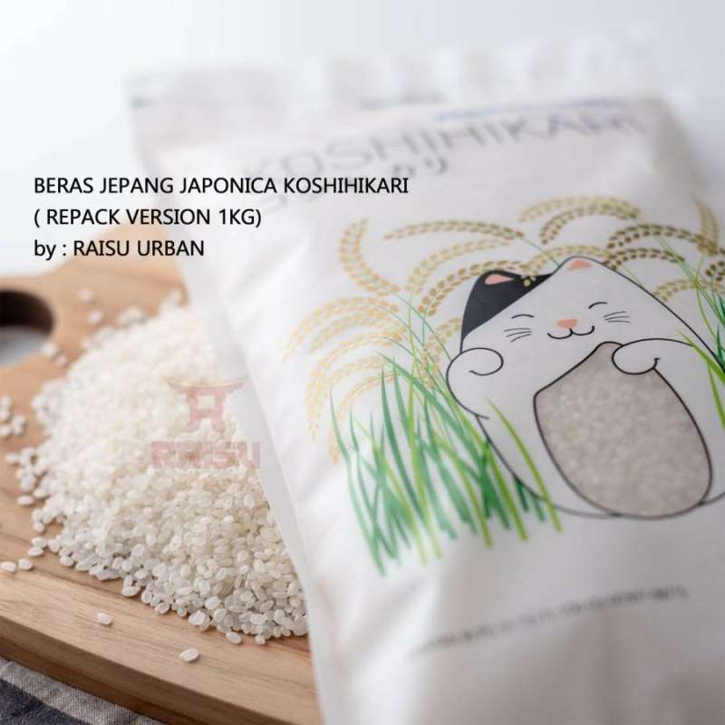 Jual BERAS JEPANG JAPONICA BERAS KOSHIHIKARI 1KG BERAS PREMIUM RAISU ...