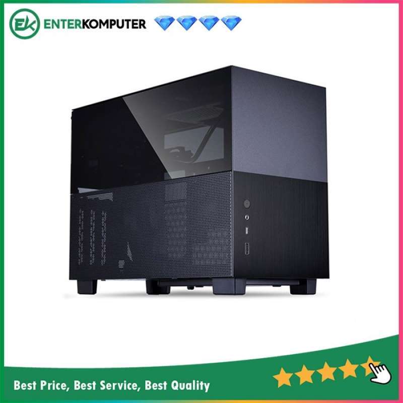 Jual LIAN LI Q58X4 - BLACK - ALUMINUM MINI-ITX CASE - PCIe4.0 ...