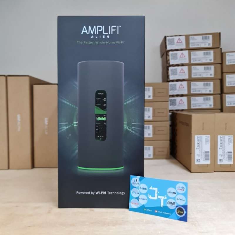 Promo Ubiquiti Network UBNT AmpliFi Alien WiFi 6 Tri-Band Router Diskon ...